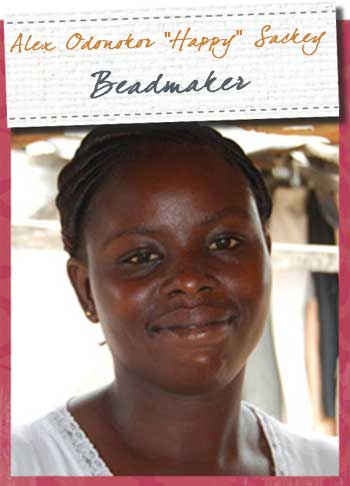 Alex Odonokor "Happy" Sackey, Beadmaker (Odumase-Krobo, Ghana) - Global ...